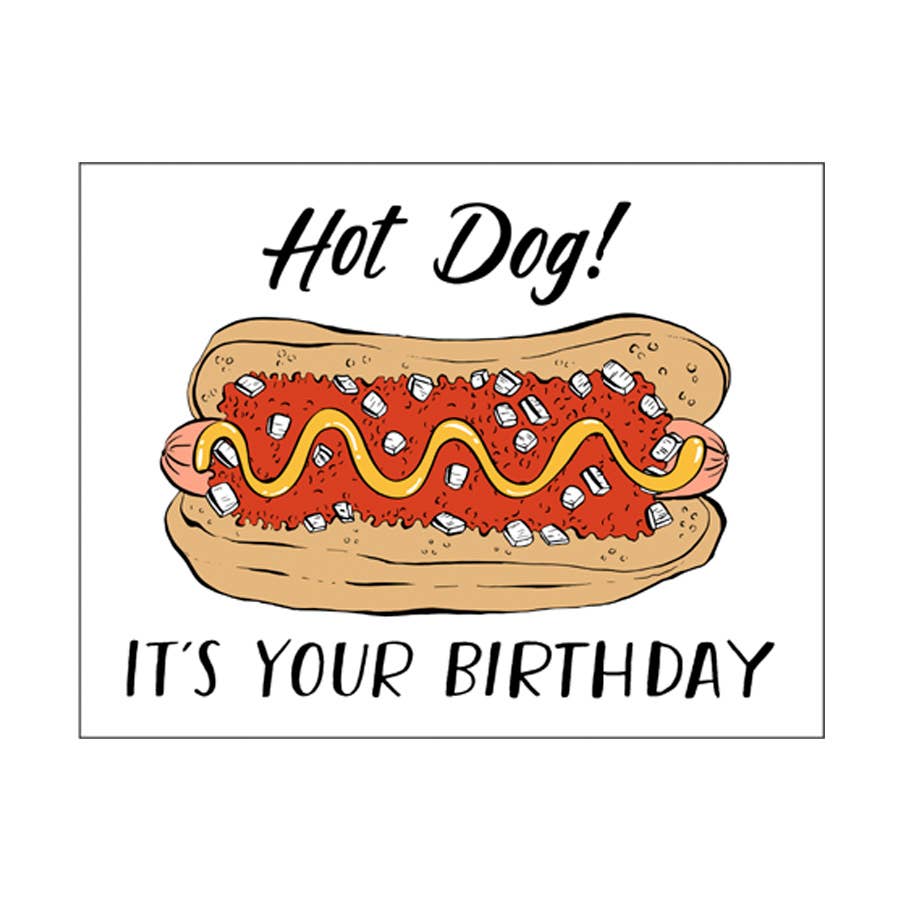 Hot Dog It's Your Birthday Card – Applecore General Store