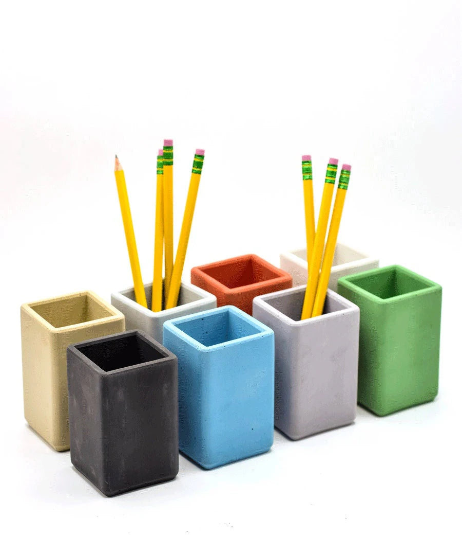 Concrete Pencil Cup - Jade – Applecore General Store
