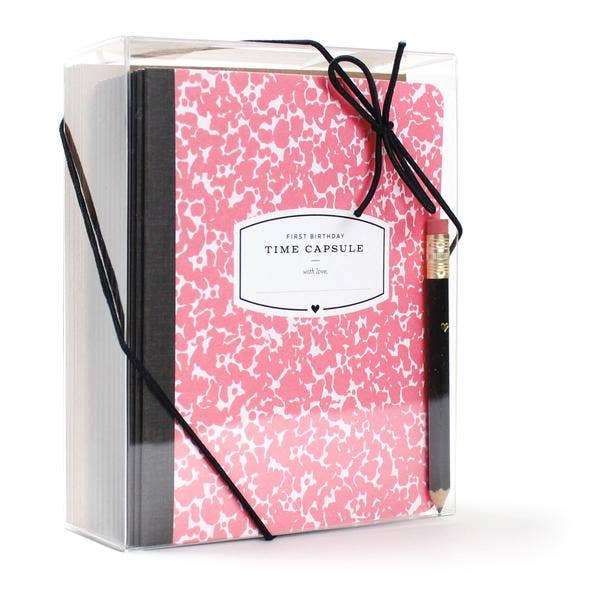First Birthday Time Capsule - Pink – Applecore General Store